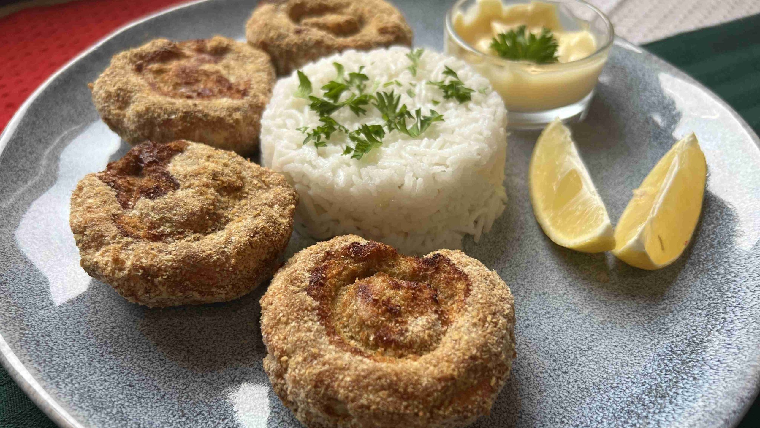 Rántott gombafejek airfryerben - Forrólevegős-fritőz